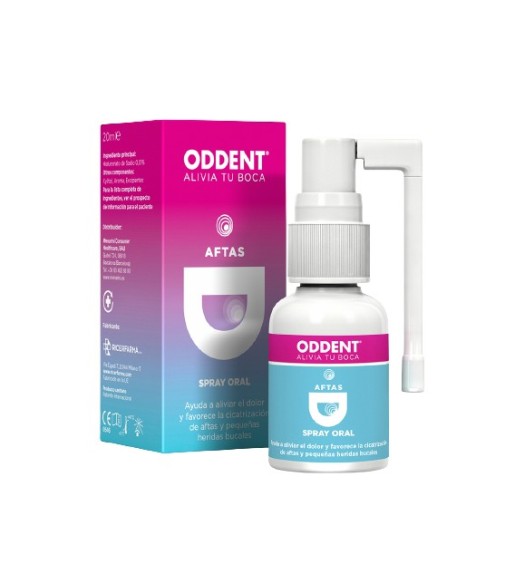 Buy Oddent Oral Spray for Mouth Wounds and Canker Sores 20ml at Farmaten