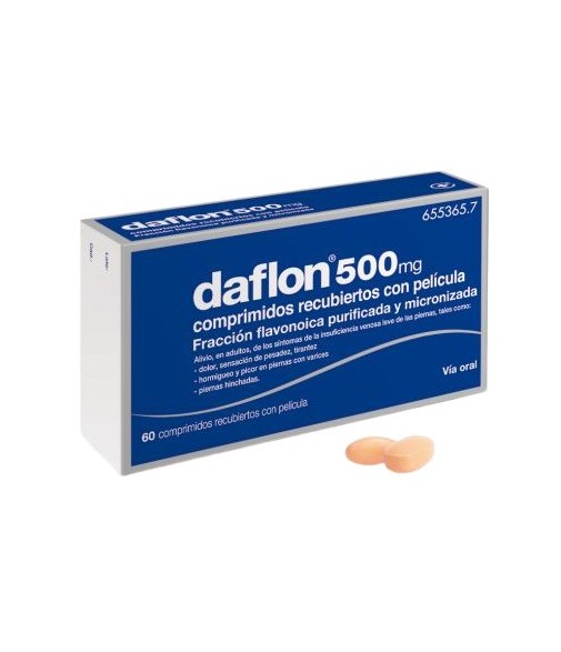 Daflon 500 mg 60 comprimidos