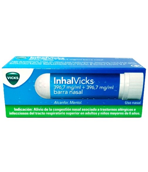 Compra Vicks InhalVicks 396,7mg/ml + 396,7mg/ml Barra Nasal 1ml en...