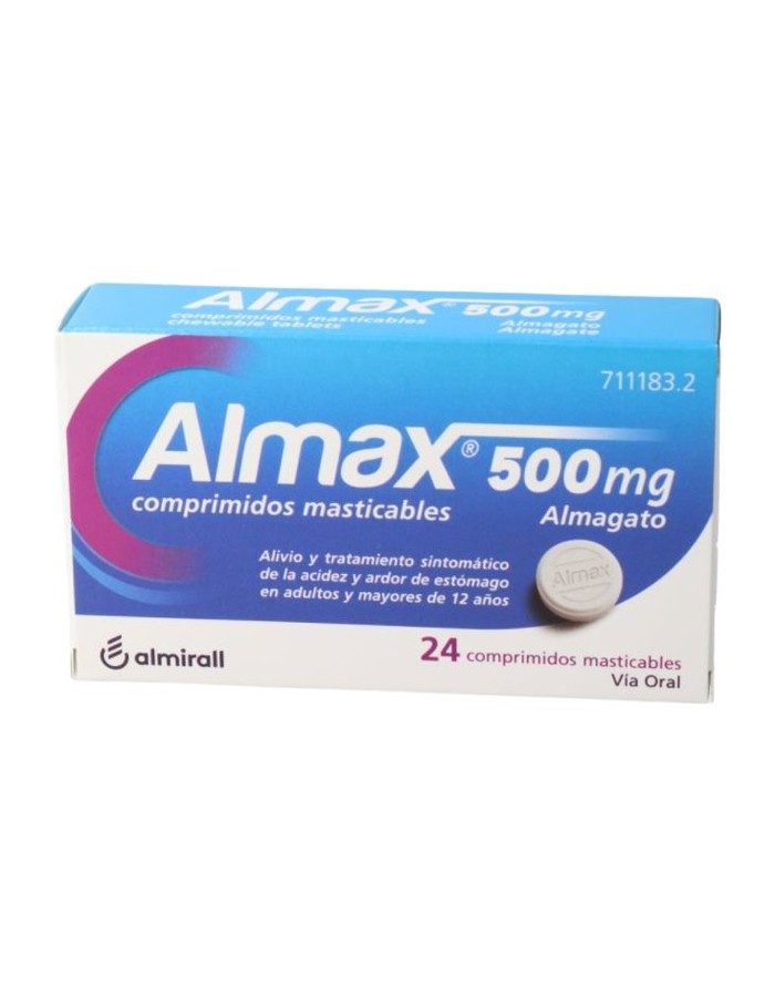 ALMAX 500 MG 60 COMPRIMIDOS MASTICABLES