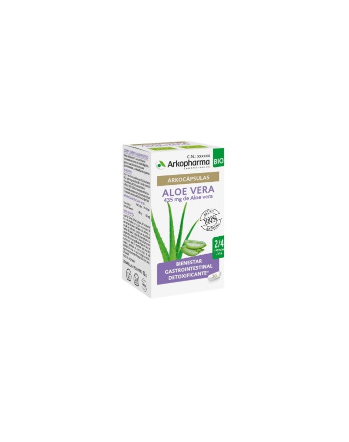 Arkocápsulas Aloe Vera 50 mg de Acemanano 30 Cápsulas