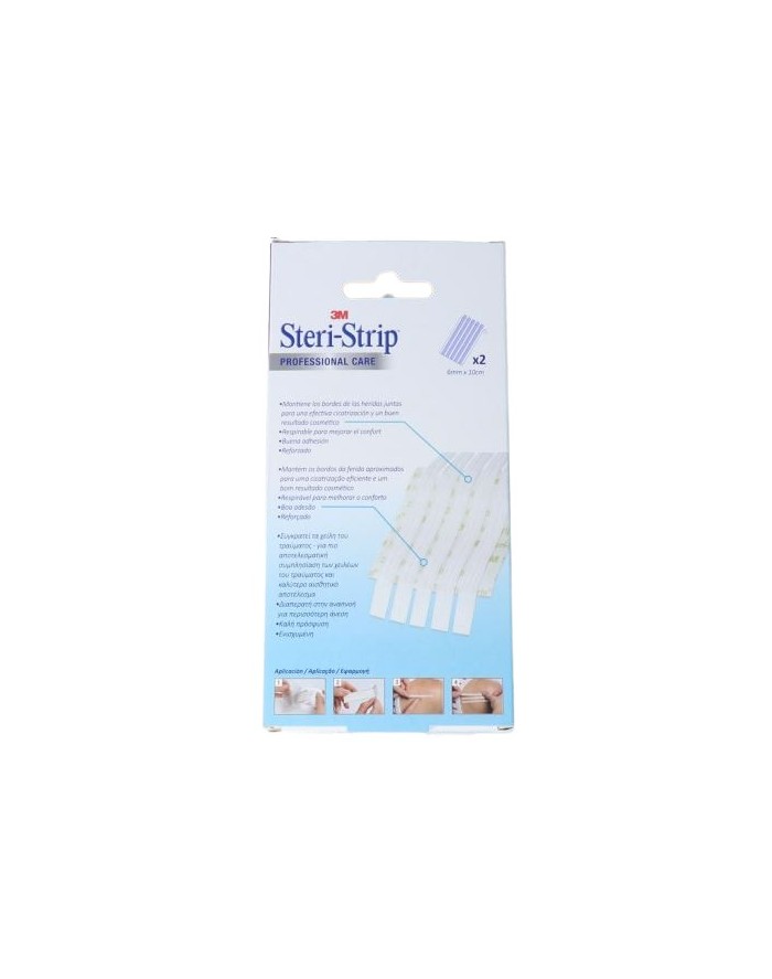 3M Steri-Strip Suture 6 mm x 10 cm 1x 10 units