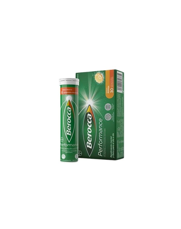 Buy Berocca Performance Naranja 30 effervescent tablets in...