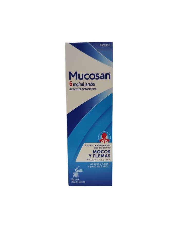 MUCOSAN 6 mg/ ml JARABE , 1 frasco de 250 ml