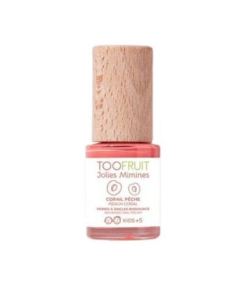 Toofruit Organic Peach Nail Polish 10ml