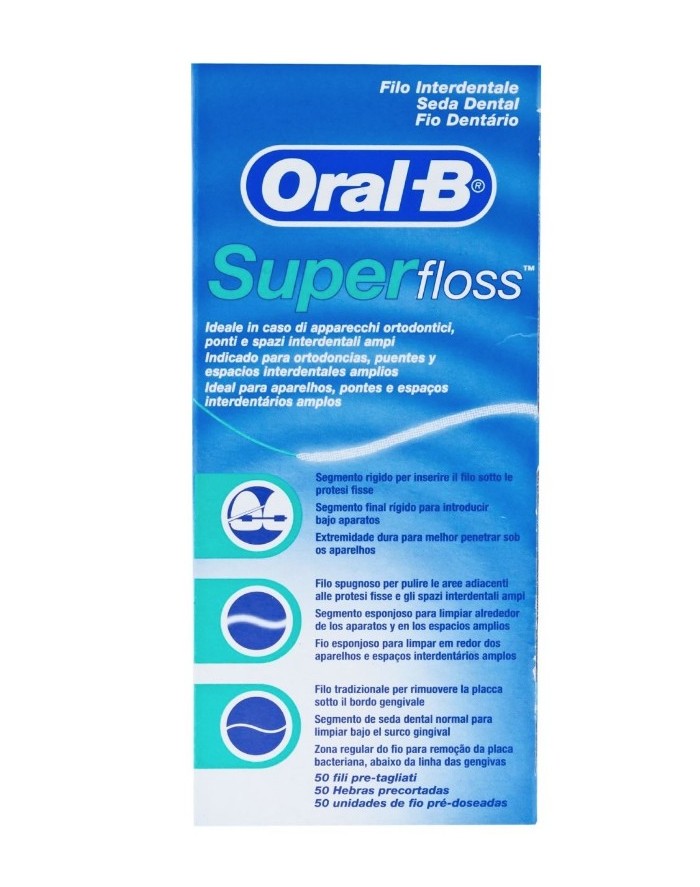 Buy Oral B Superfloss dental floss at Farmaten